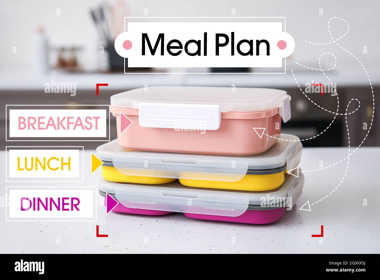 Prepare food containers home hi-res stock photography and images - Alamy