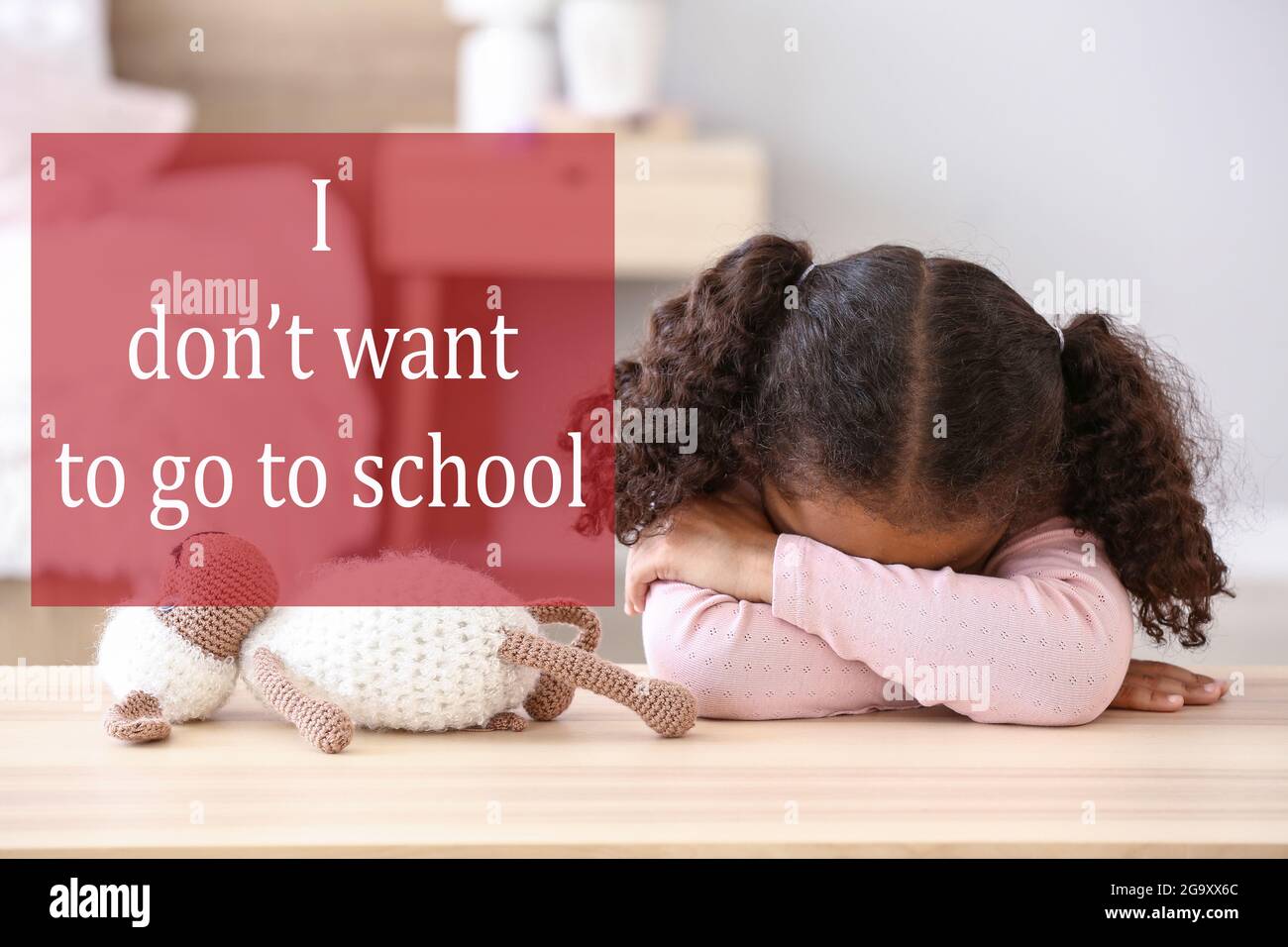 Sad african girl tears hi-res stock photography and images - Alamy