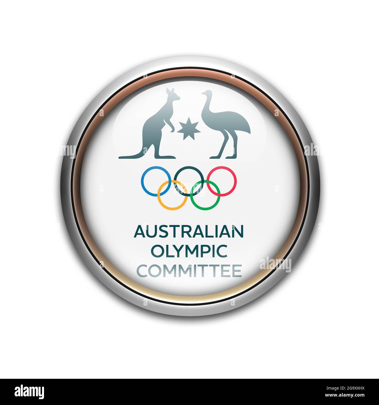 Australian Olympic Committee logo Stock Photo - Alamy