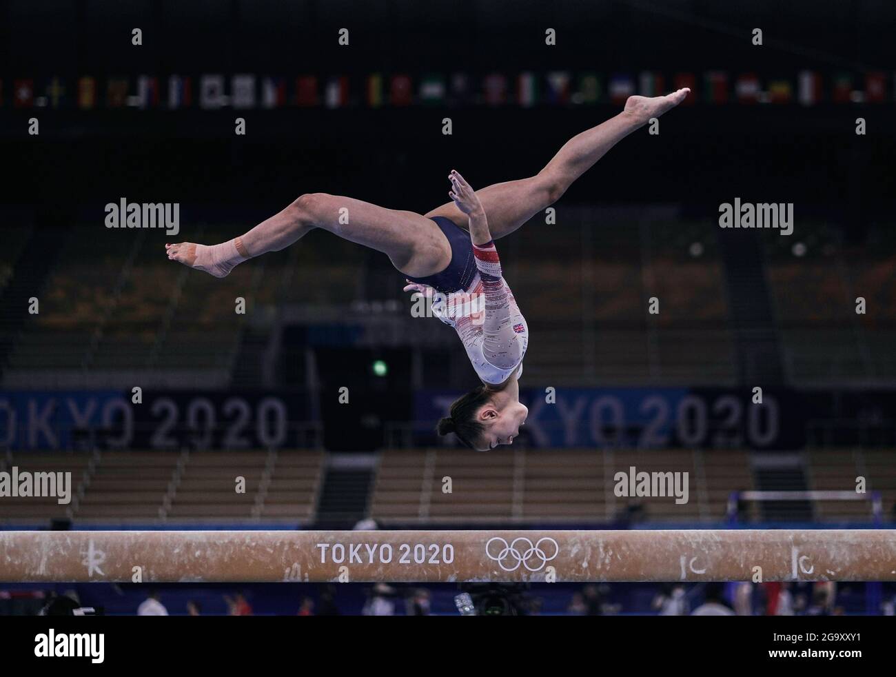 July 25, 2021: Amelie Morgan of Great Britain during women's artistic ...