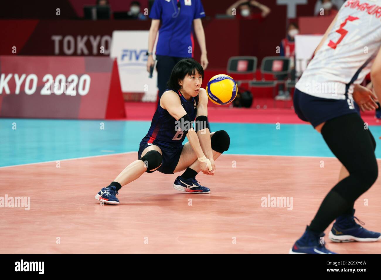 Tokyo, Japan. 27th July, 2021. Mako Kobata (JPN) Volleyball : Women's ...