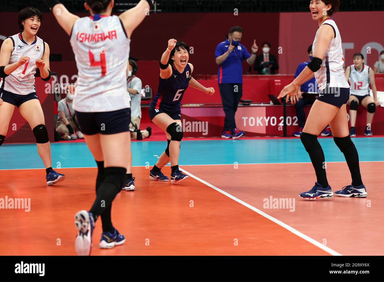 Tokyo, Japan. 27th July, 2021. Mako Kobata (JPN) Volleyball : Women's ...