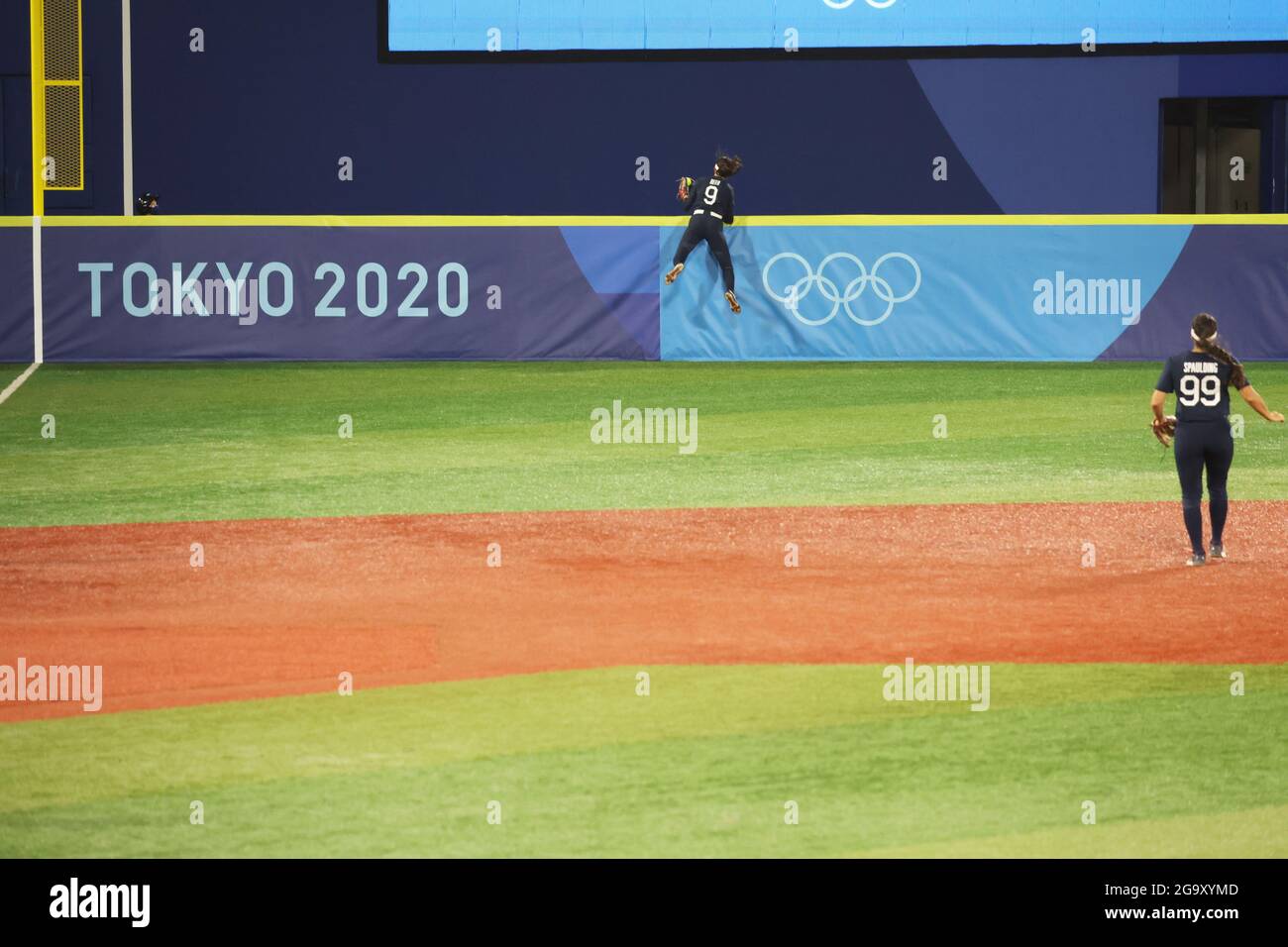Kanagawa, Japan. 27th July, 2021. Janie Reed (USA) Softball : Final ...