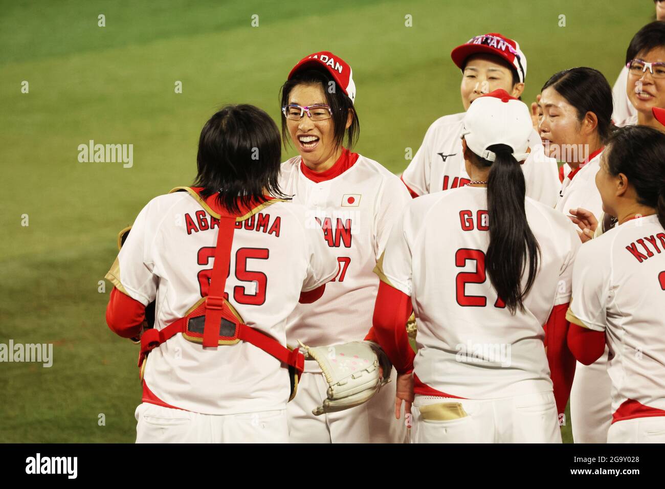 Kanagawa, Japan. 27th July, 2021. Yukiko Ueno (JPN) Softball : Yukiko ...