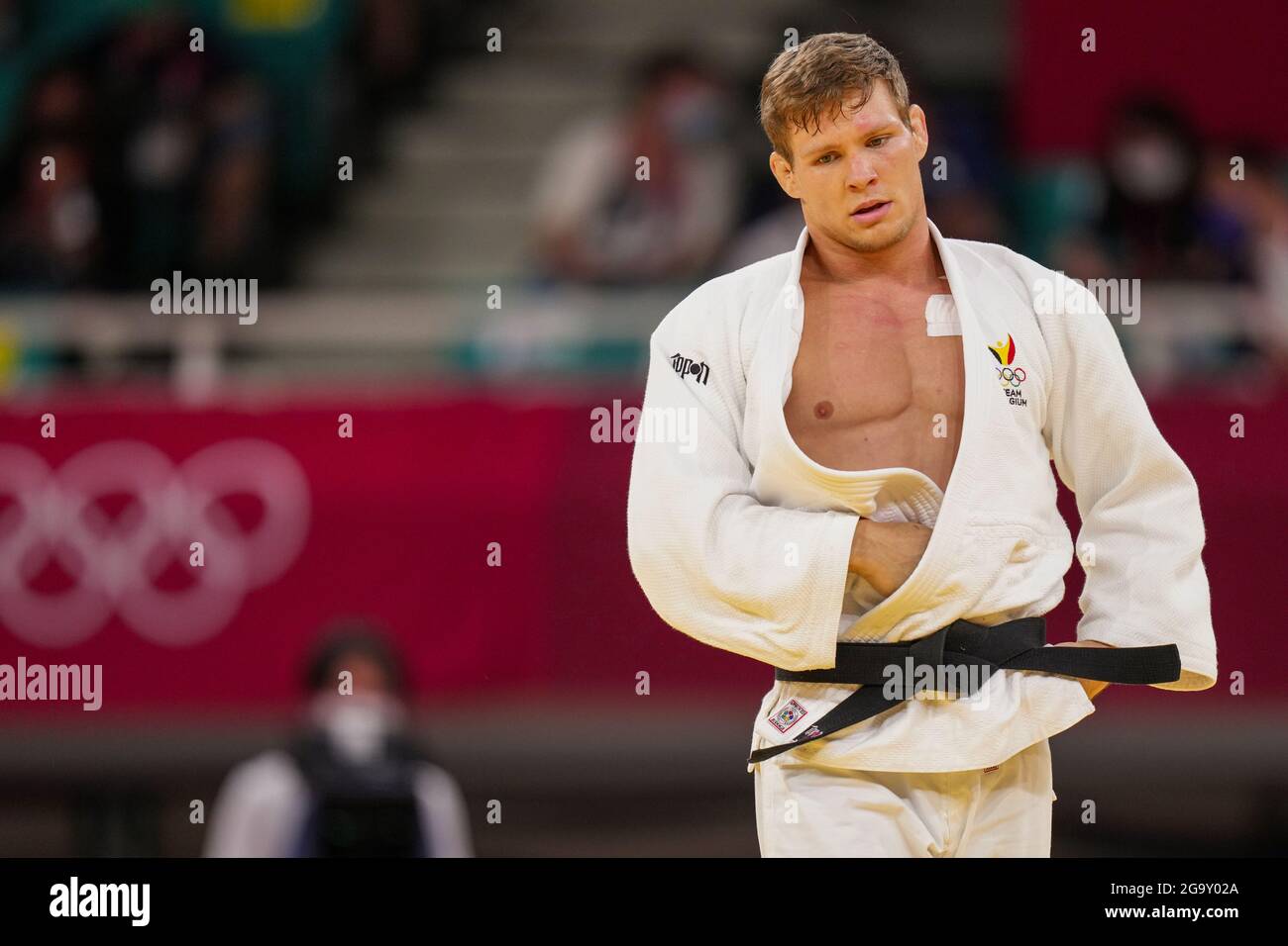 TOKYO, JAPAN - JULY 27: Matthias Casse of Belgium competing on Men -81 ...