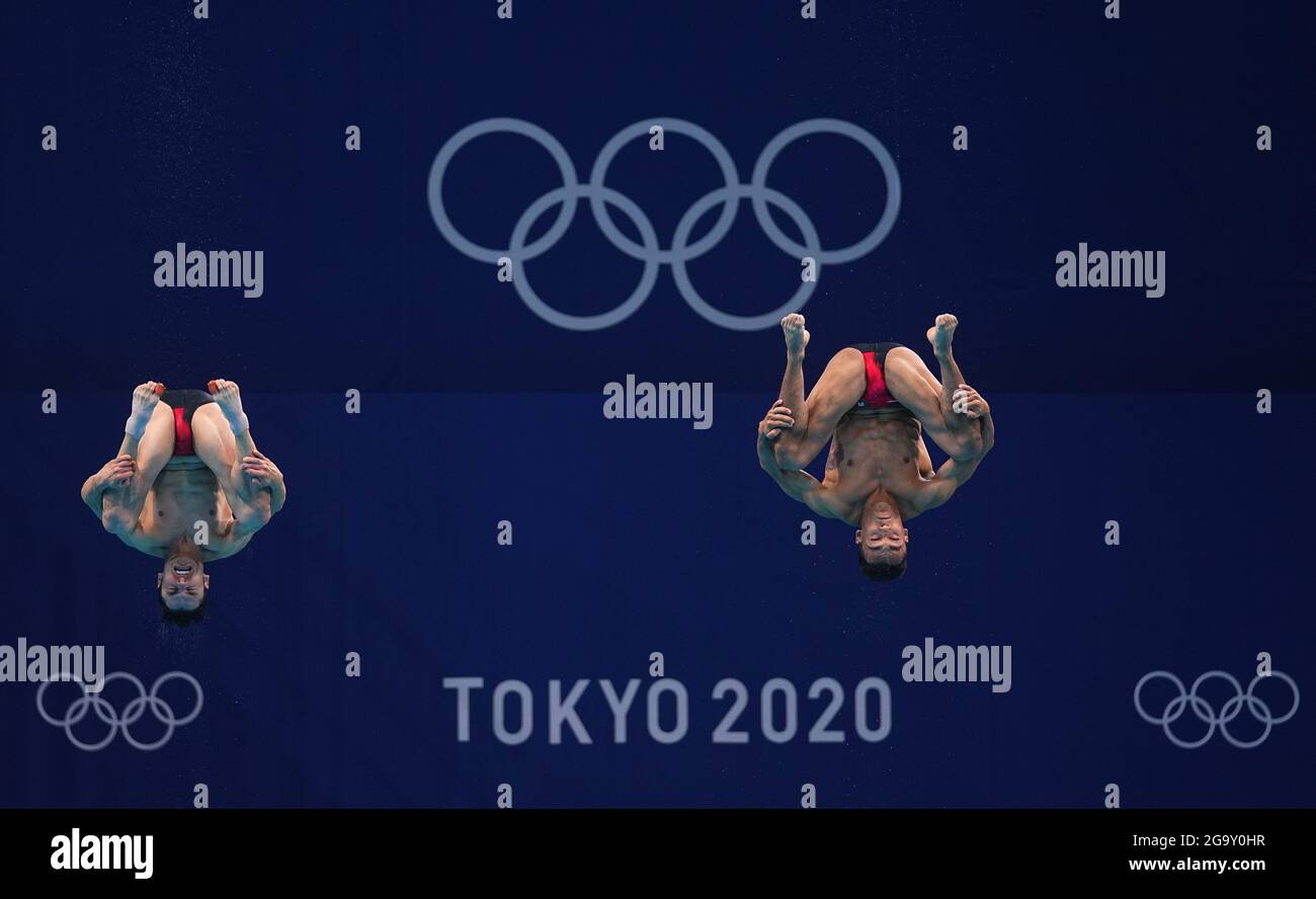 Tokyo, Japan. 28th July, 2021. Yahel Castillo Huerta/Juan Manuel Celaya ...