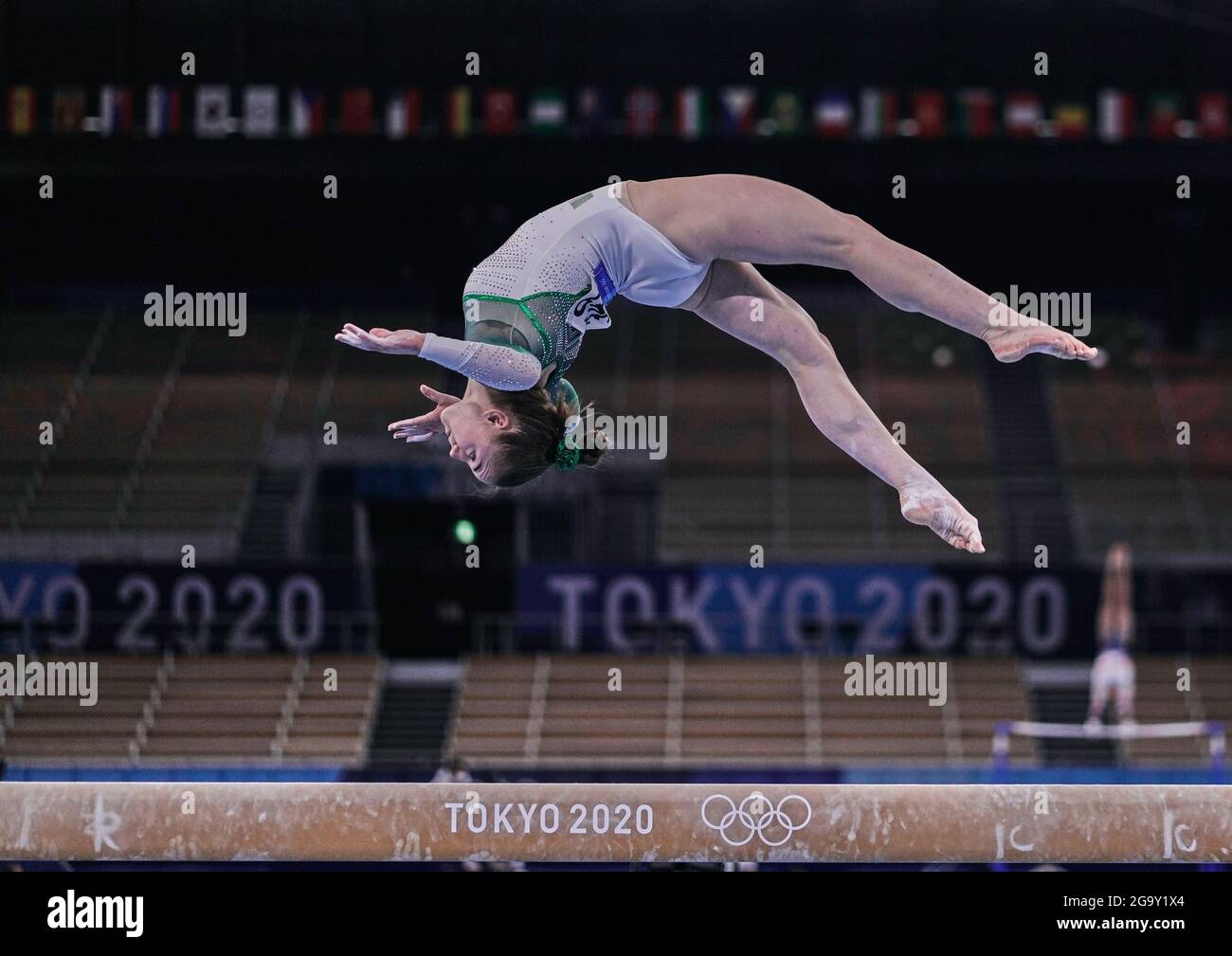 July 25, 2021: Elisa Haemmerle of Austria during women's artistic ...