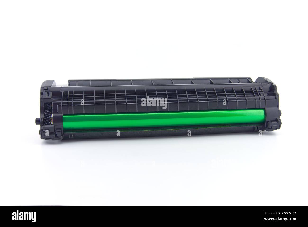 Laser printer toner cartridge isolated on white background Stock Photo ...
