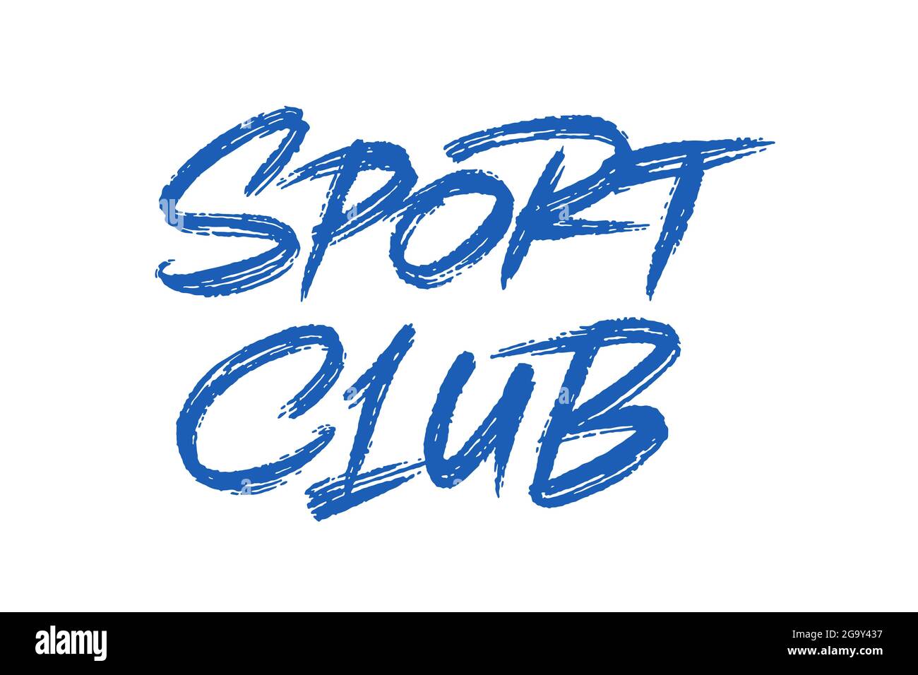 Sport Club vector lettering Stock Vector Image & Art - Alamy