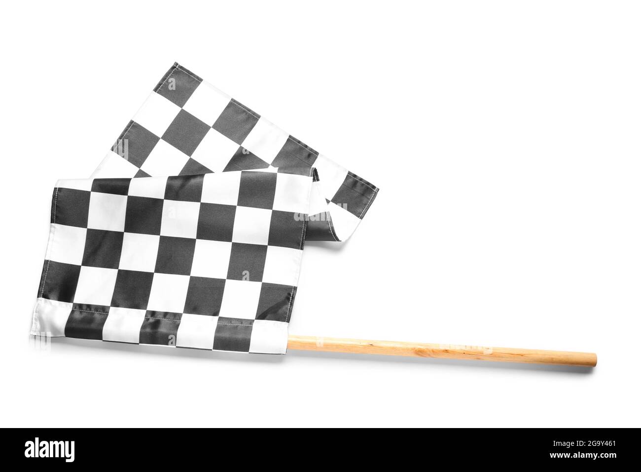 Racing finish line flag Cut Out Stock Images & Pictures - Alamy