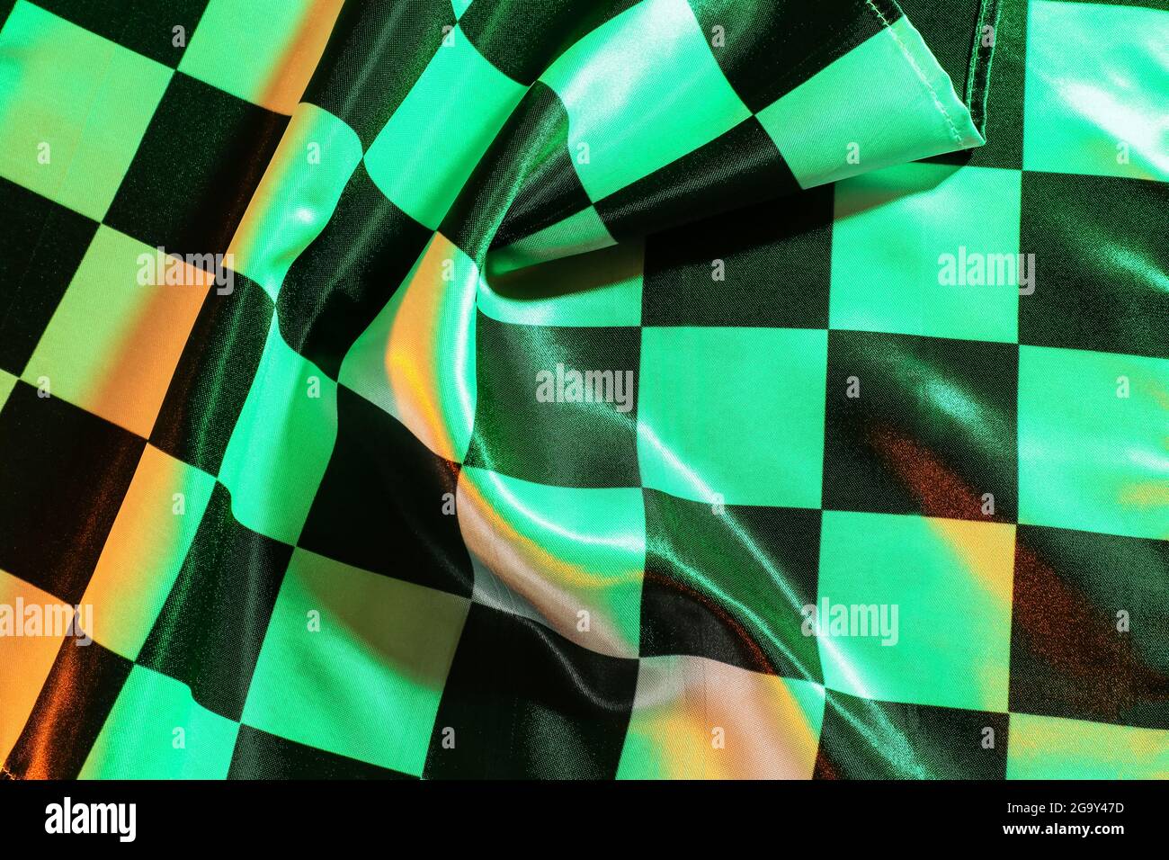 Racing flag as background, closeup Stock Photo - Alamy
