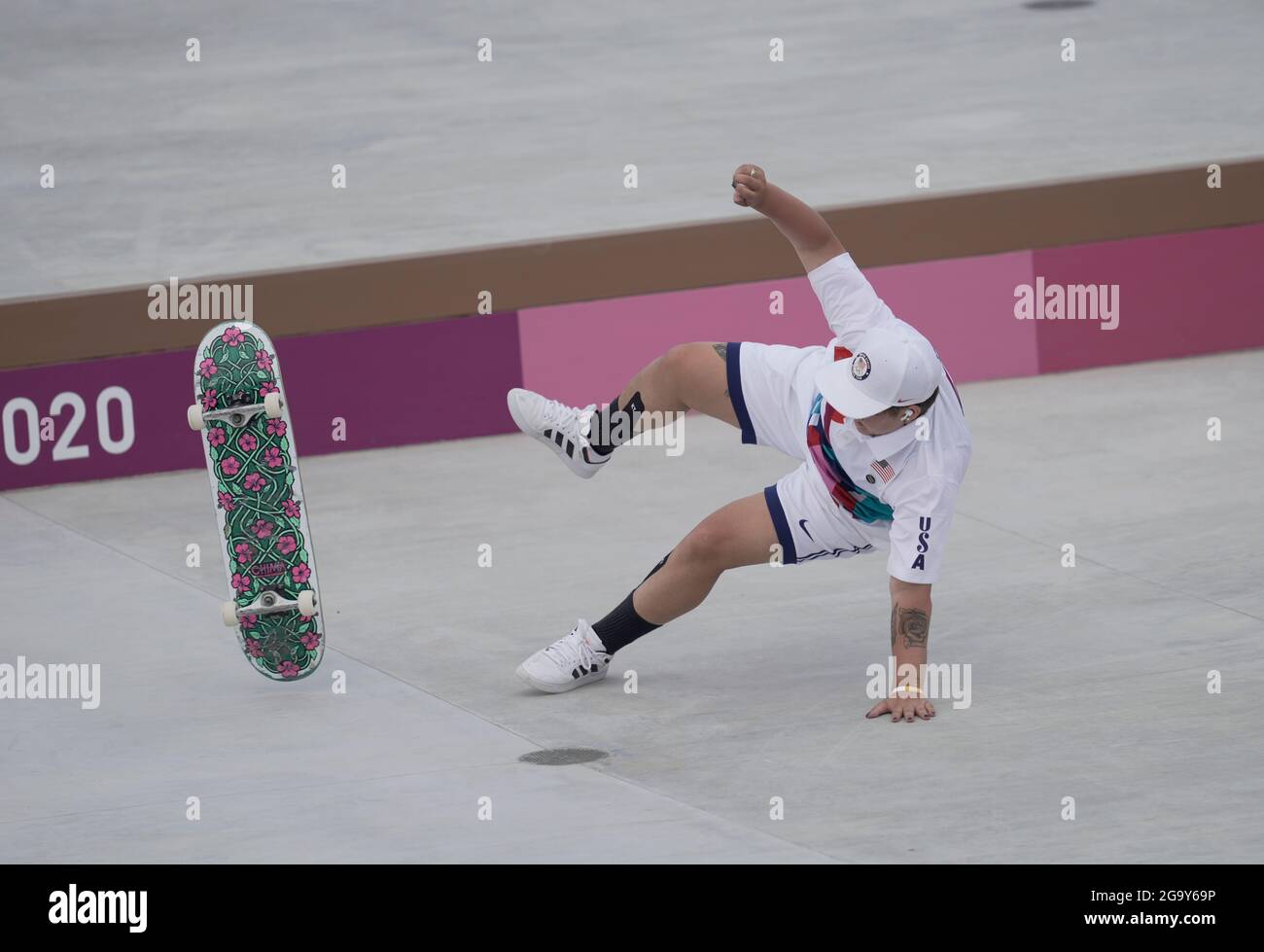 July 26, 2021: Alona Smith during women's street skateboard at the ...
