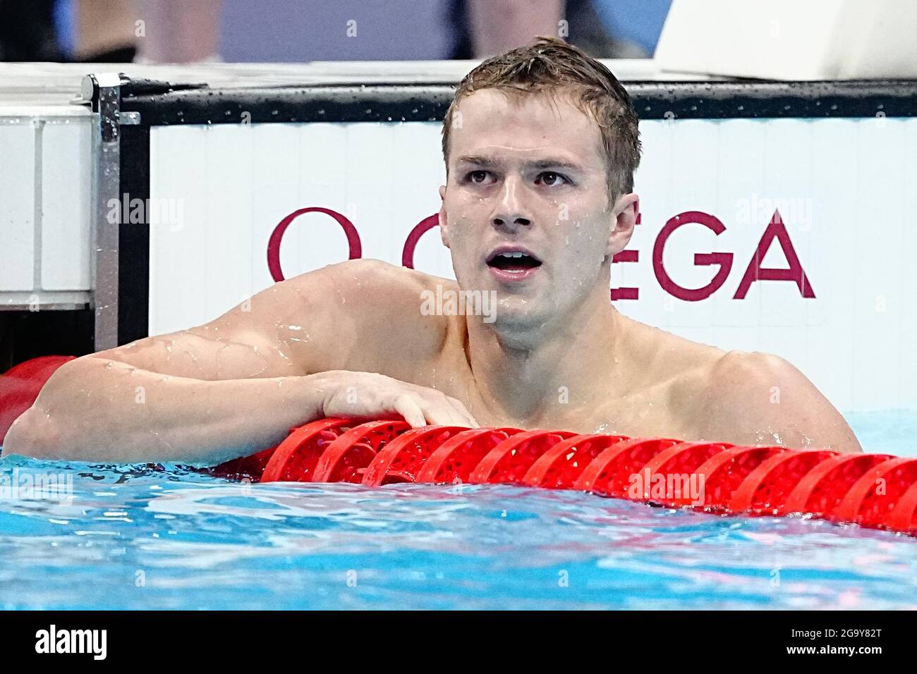 Tokio, Japan. 28th July, 2021. Swimming: Olympics, men, 200m ...
