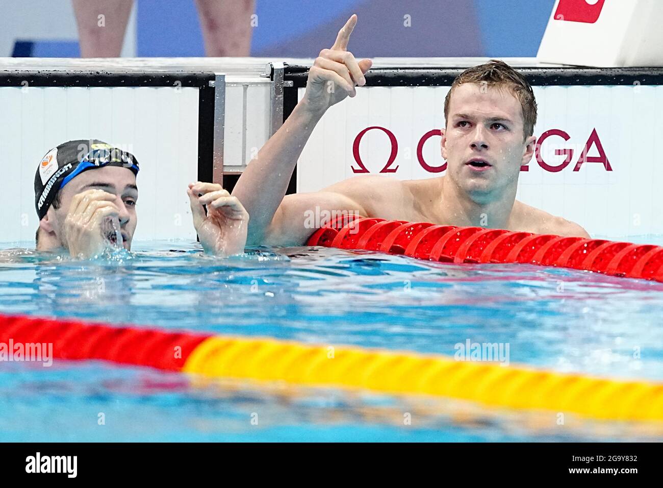 Tokio, Japan. 28th July, 2021. Swimming: Olympics, men, 200m ...