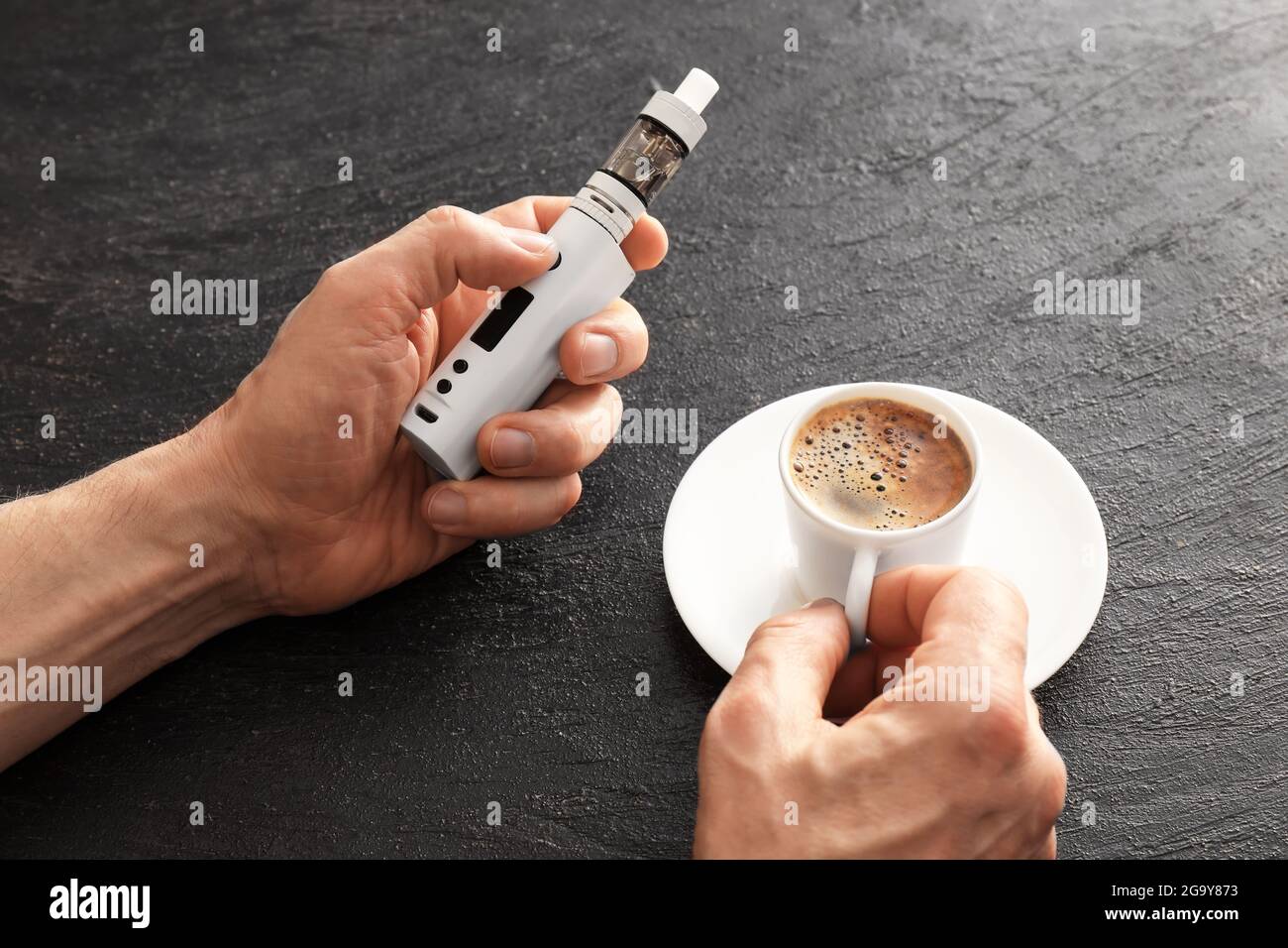 Vape cafe hi-res stock photography and images - Alamy