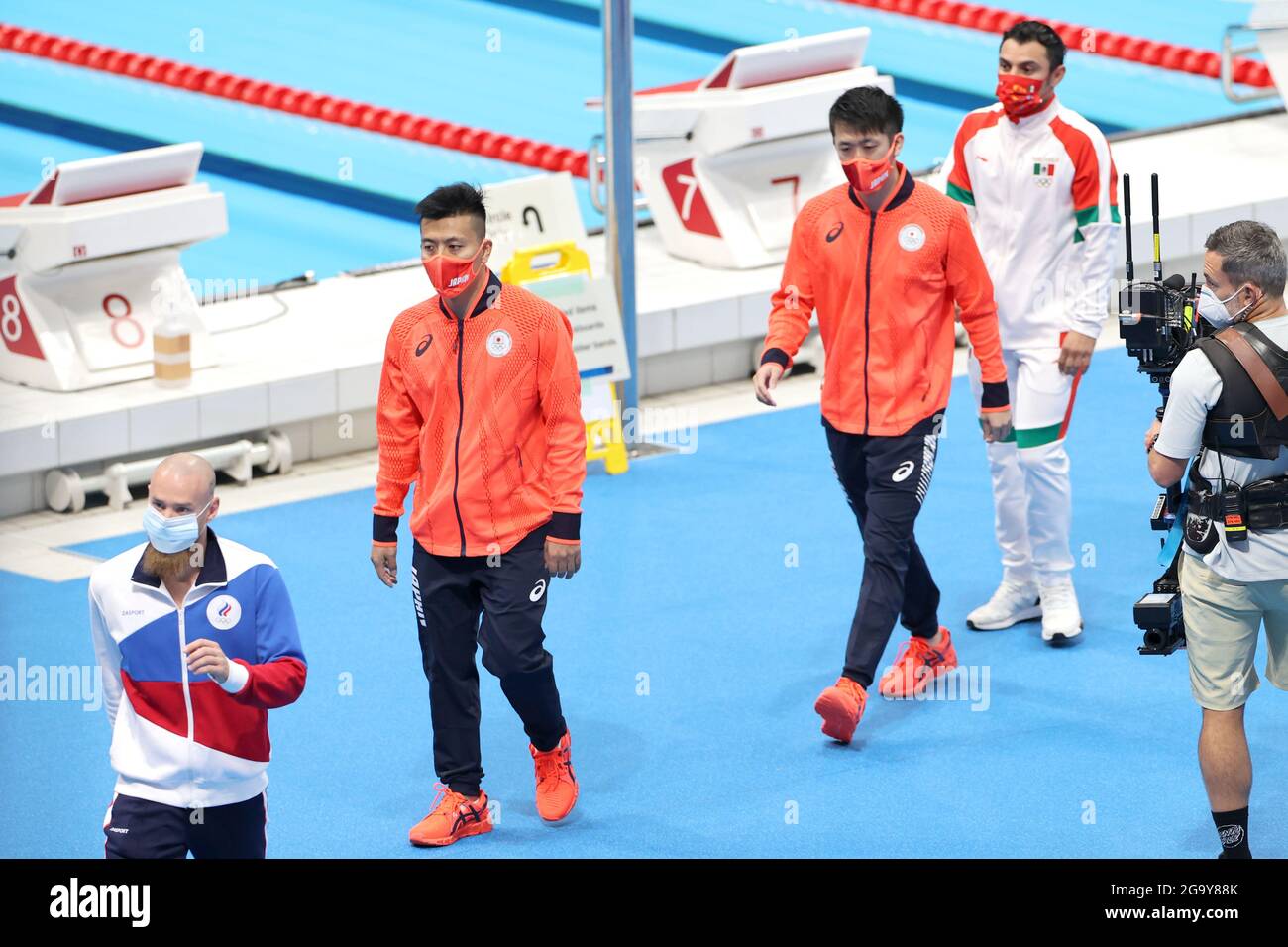Tokyo, Japan. 28th July, 2021. (L to R) Ken Terauchi, Sho Sakai (JPN ...