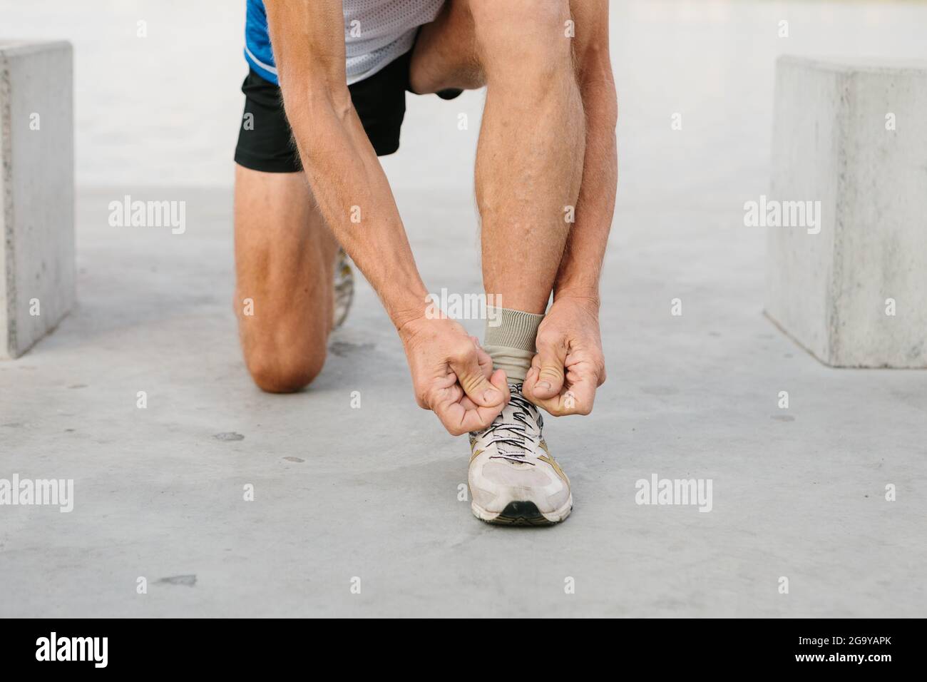 Relaxed looking man feet up hi-res stock photography and images - Alamy