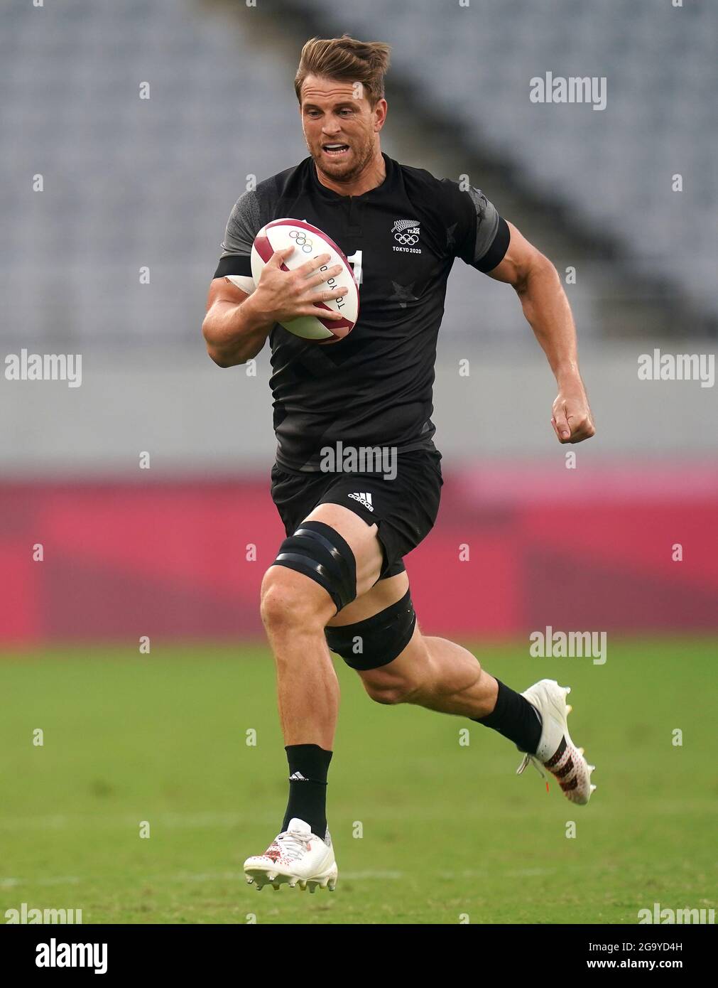 New Zealand's Scott Curry during the Men's Rugby Seven Gold Medal Final ...