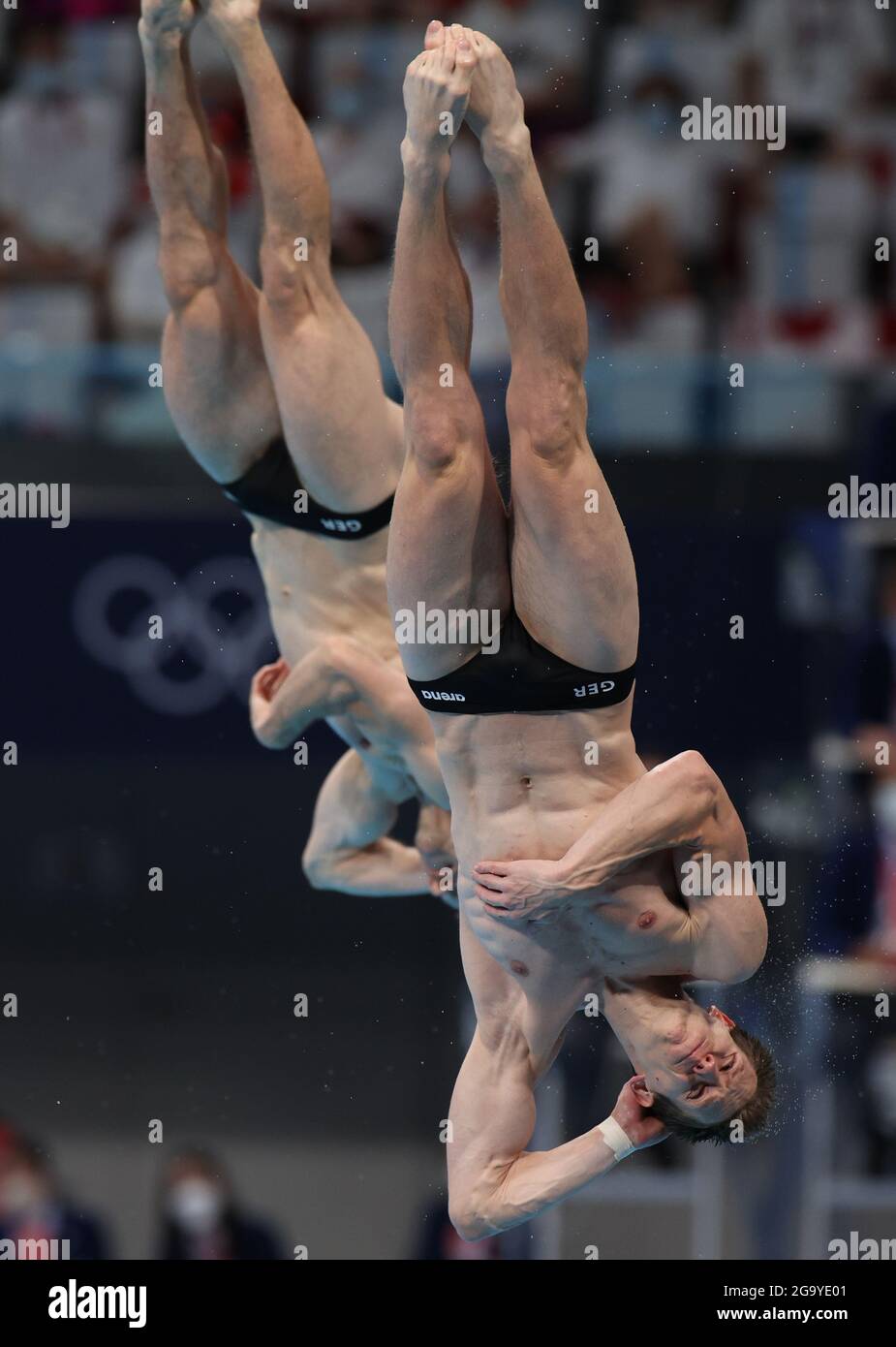 Tokyo, Japan. 28th July, 2021. Patrick Hausding and Lars Rudiger of ...