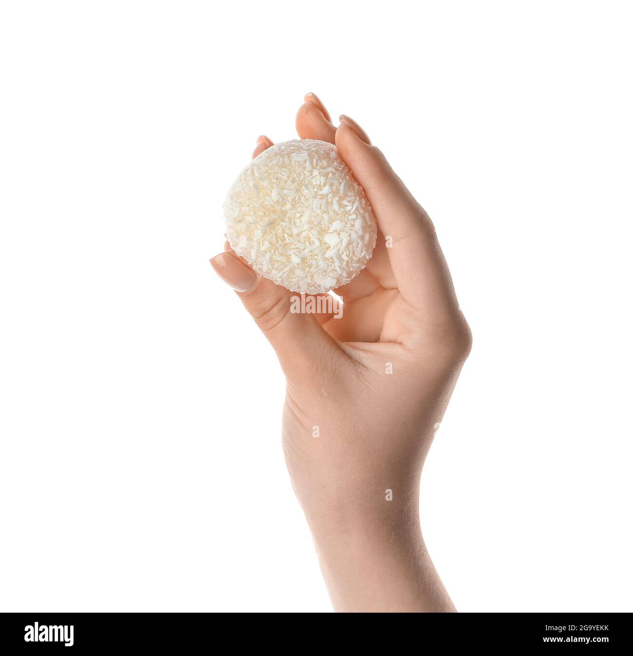 Woman delicious mochi on hi-res stock photography and images - Alamy