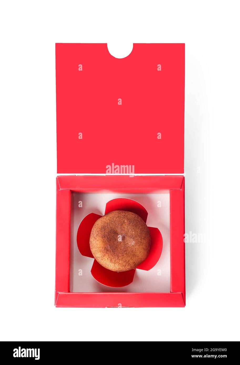 Box with tasty Japanese mochi on white background Stock Photo - Alamy