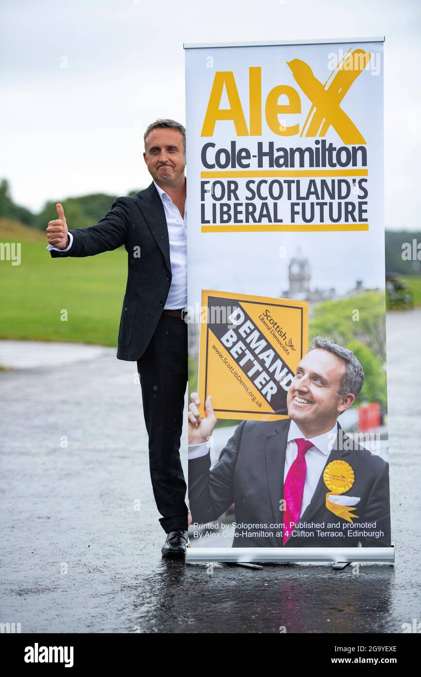 Edinburgh, Scotland, UK. 28th July, 2021. PICTURED: Alex Cole-Hamilton ...