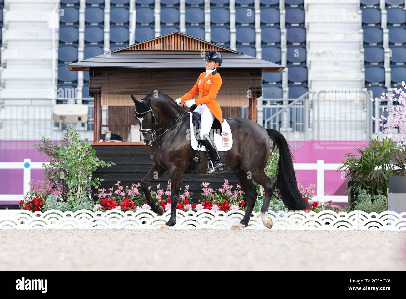 Tokyo, Japan. 27th July, 2021. Marlies van BAALEN (NED) rides on GO ...