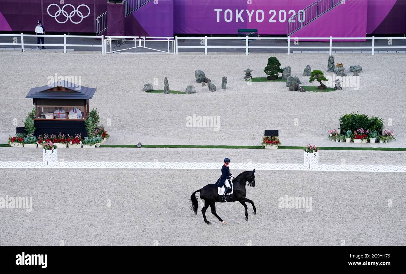 Great Britain's Carl Hester on En Vogue during the Grand Prix Freestyle ...