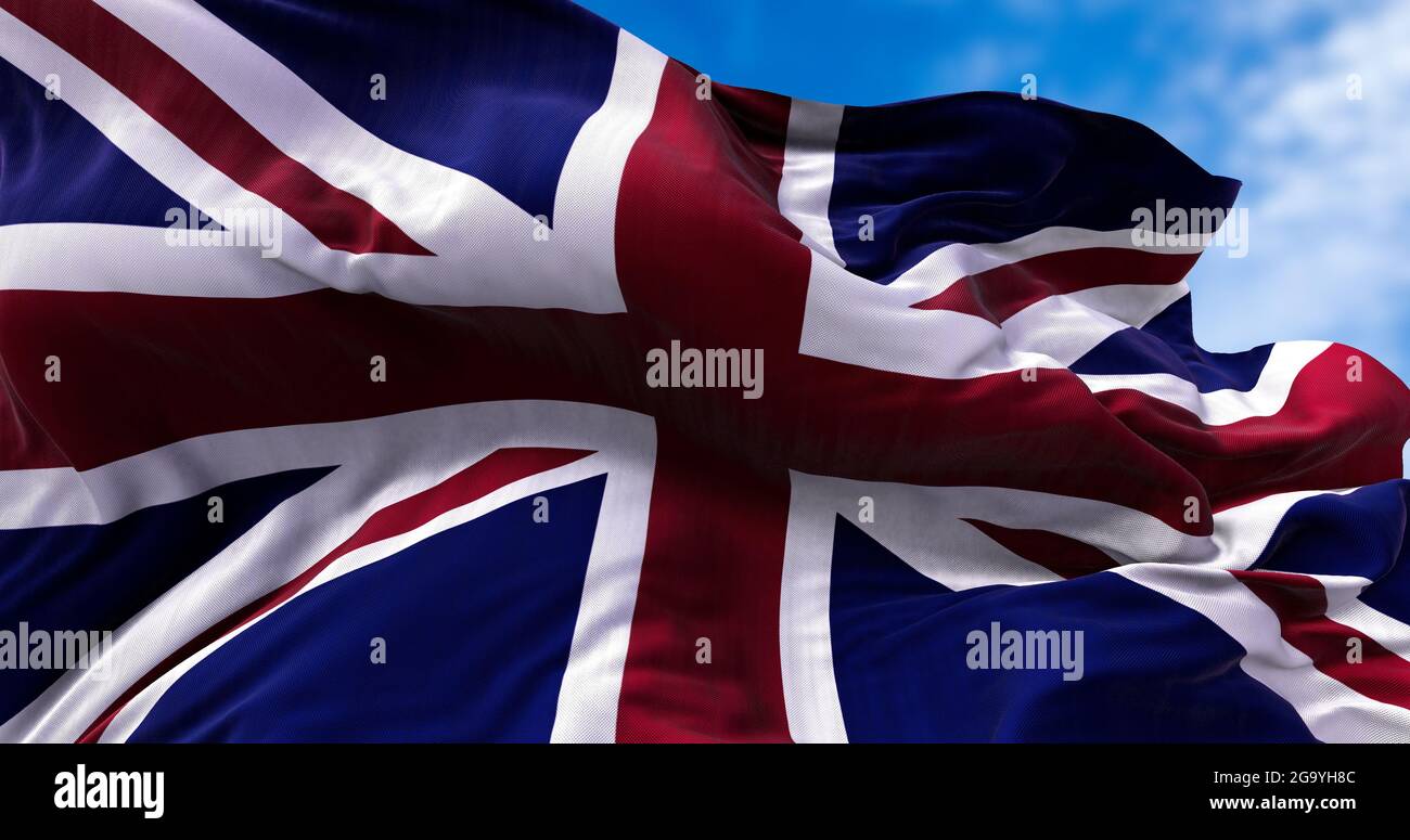 Flying the united kingdom flag hi-res stock photography and images - Alamy