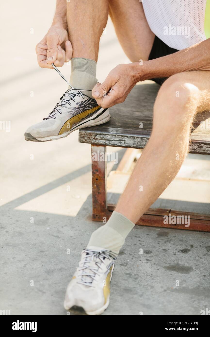 Relaxed looking man feet up hi-res stock photography and images - Alamy