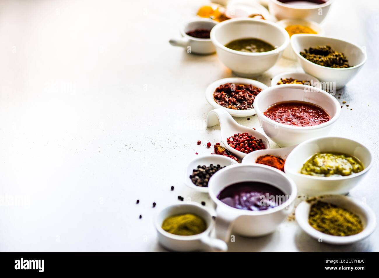 Assorted Spices Herbs Arrangement Spices High Resolution Stock ...