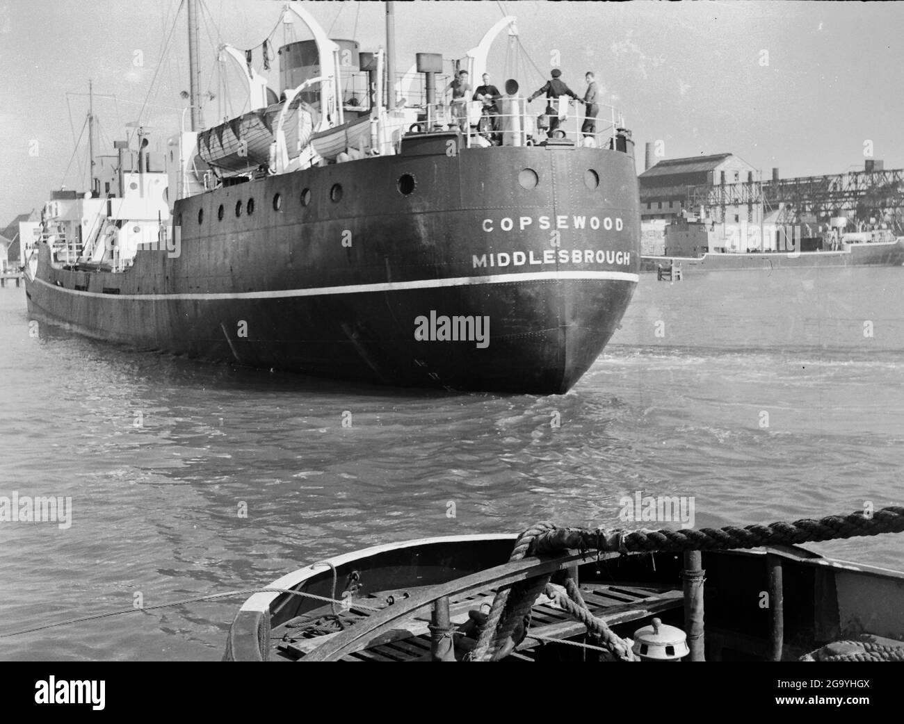Coaster Copsewood, built in 1951 and owned by Constantine Shipping Co ...