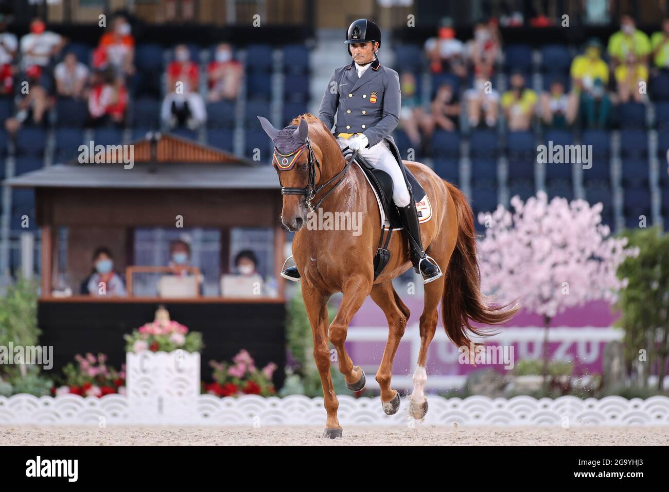 Tokyo, Japan. 27th July, 2021. Jose Antonio GARCIA MENA (ESP) rides on ...