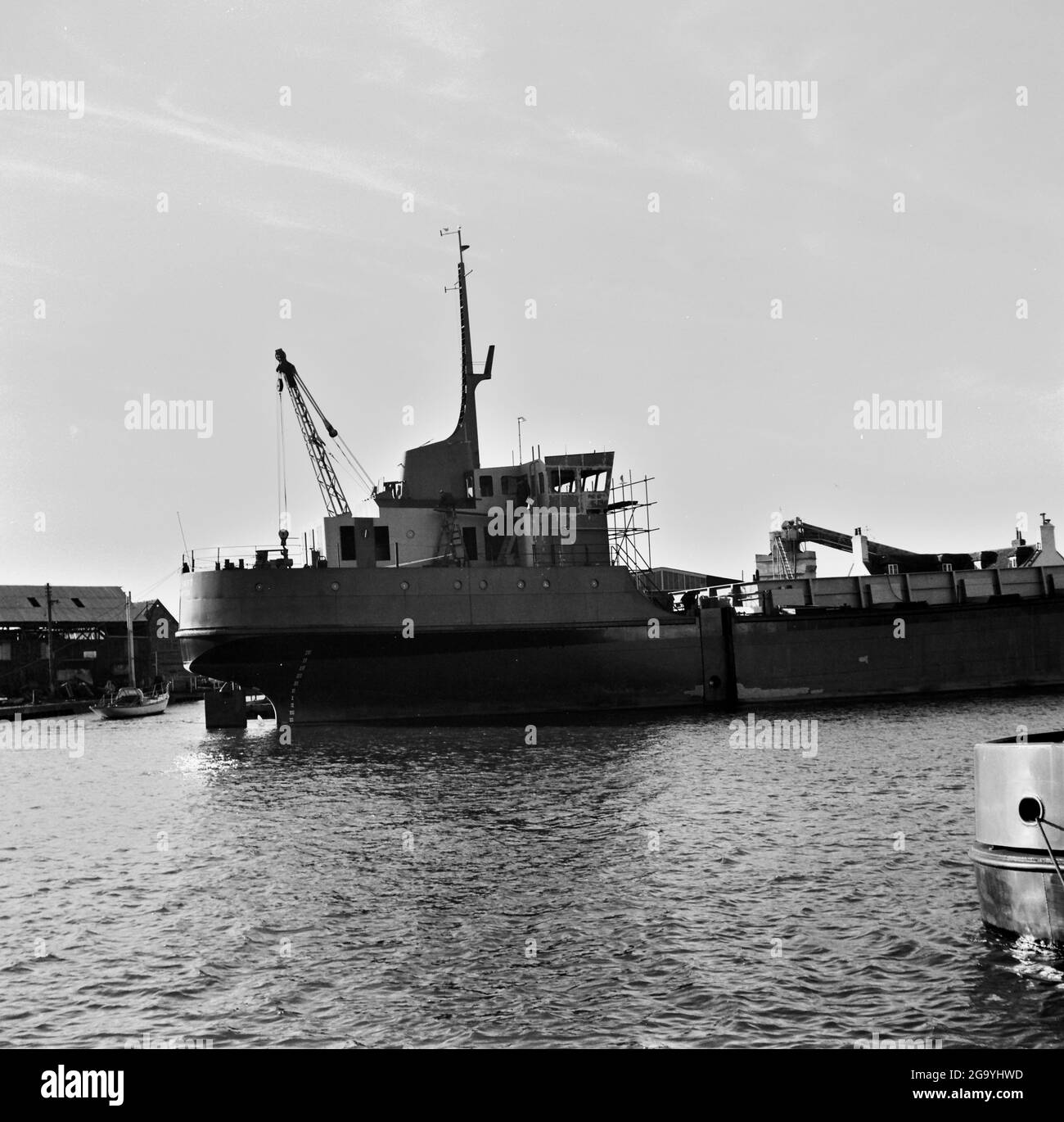 Launching sand dredger hi-res stock photography and images - Alamy