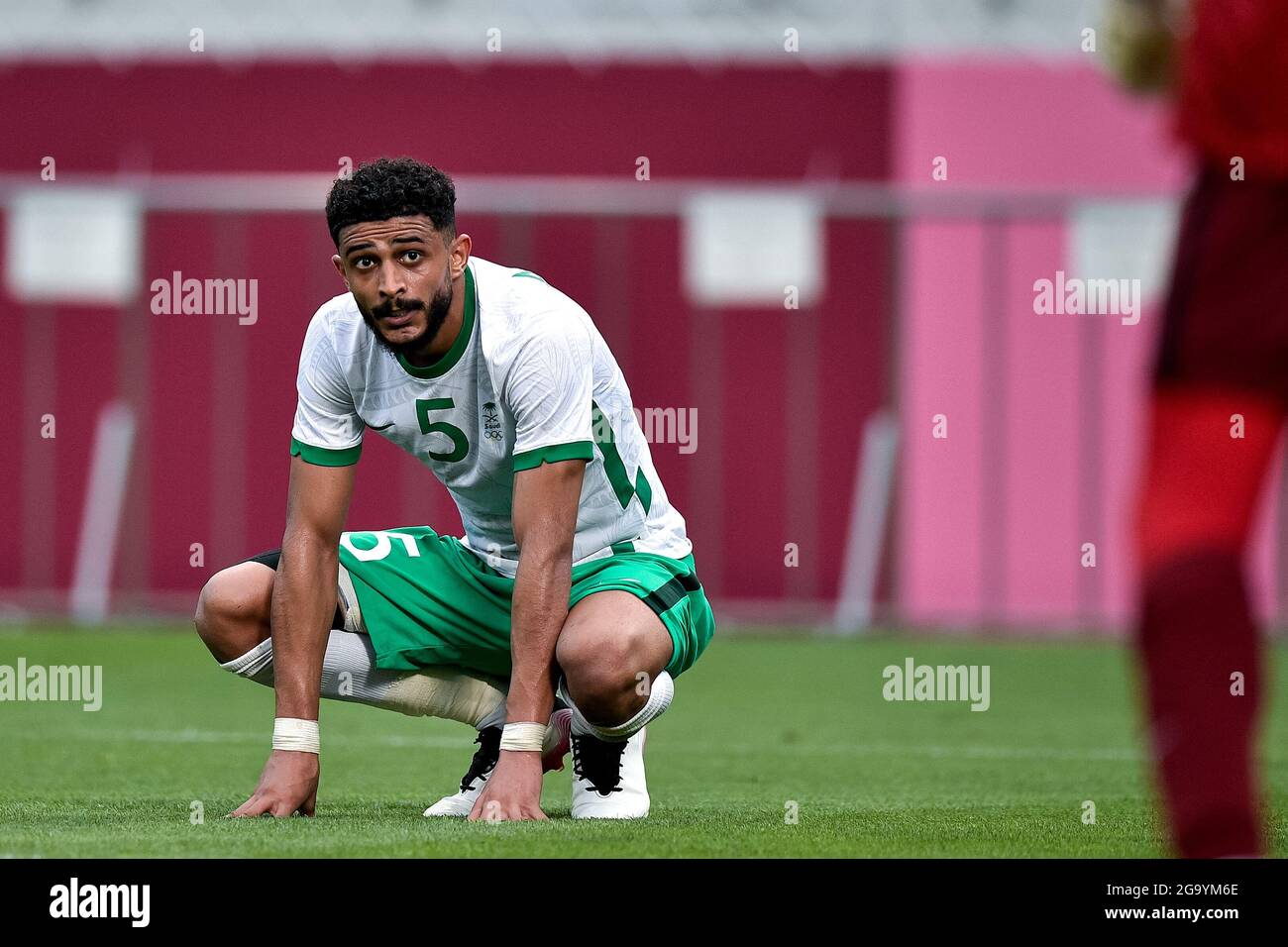 SAITAMA, JAPAN - JULY 28: Abdulelah Al Amri of Saudi Arabia during the ...