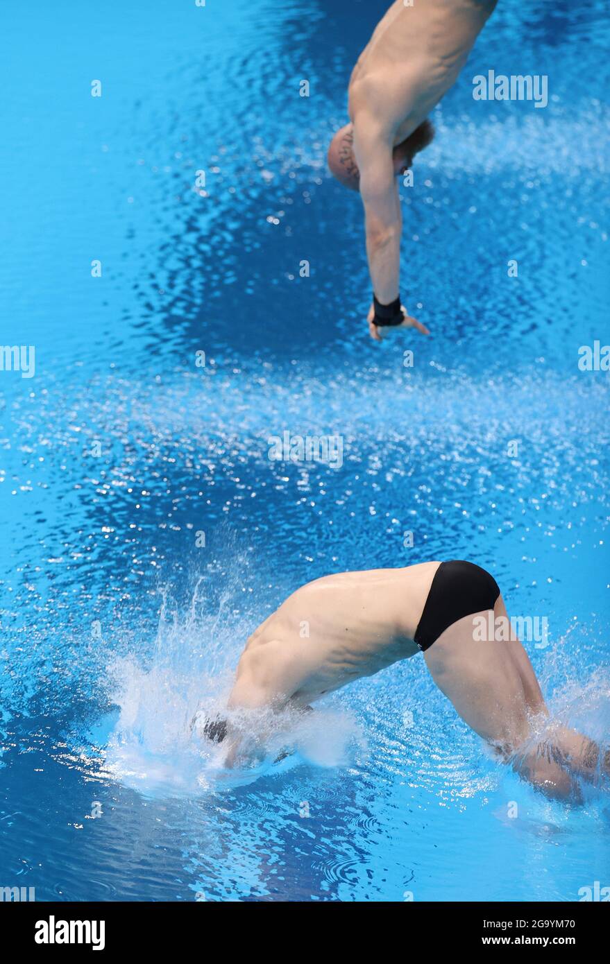 Tokyo, Japan. 28th July, 2021. Nikita Shleikher of the Russian Olympic ...