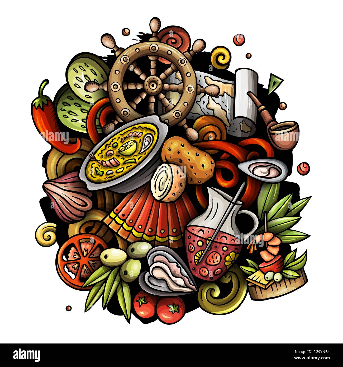 National flower of spain Cut Out Stock Images & Pictures - Alamy