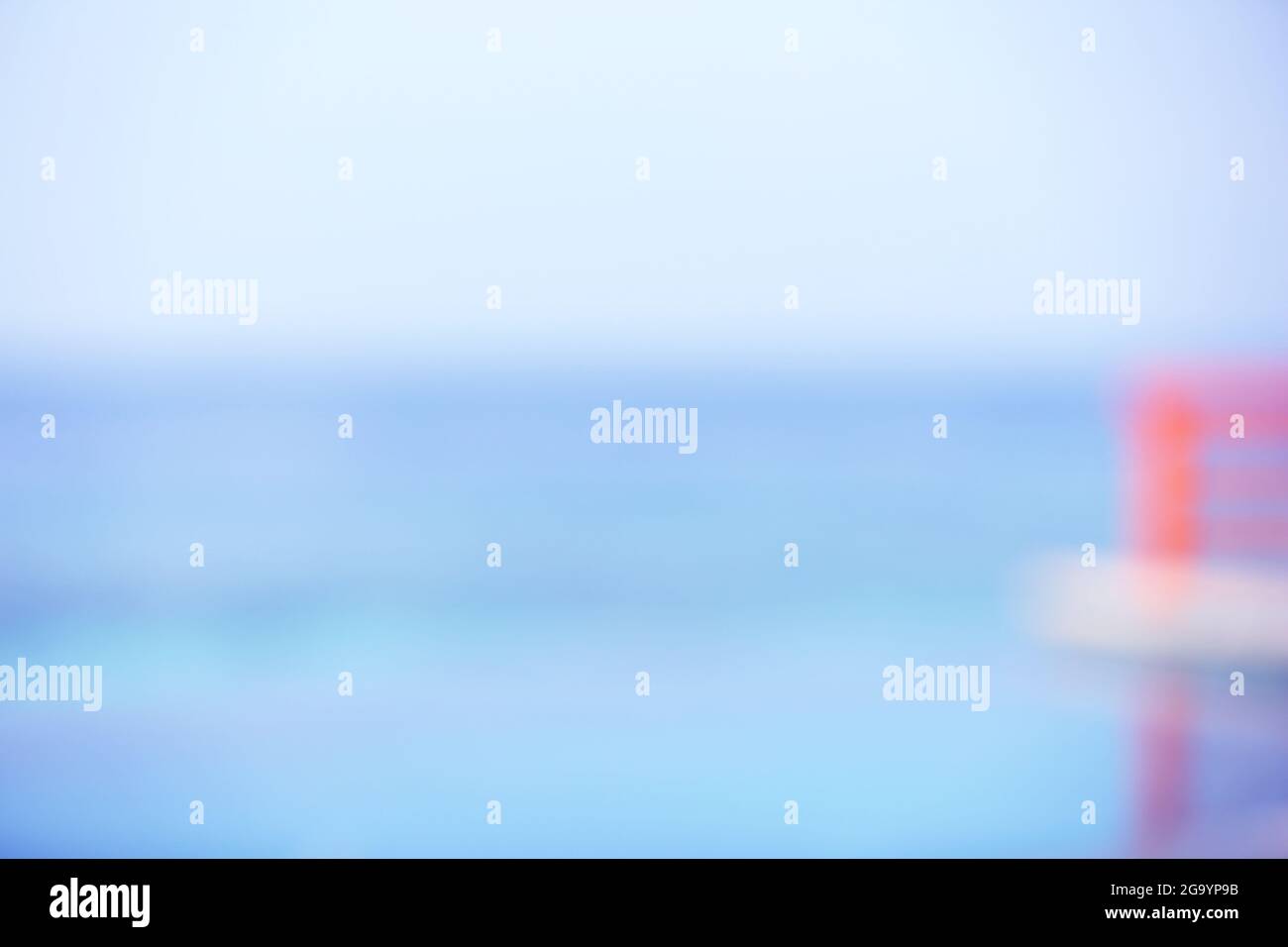 View of blue ocean, blurred texture background Stock Photo - Alamy