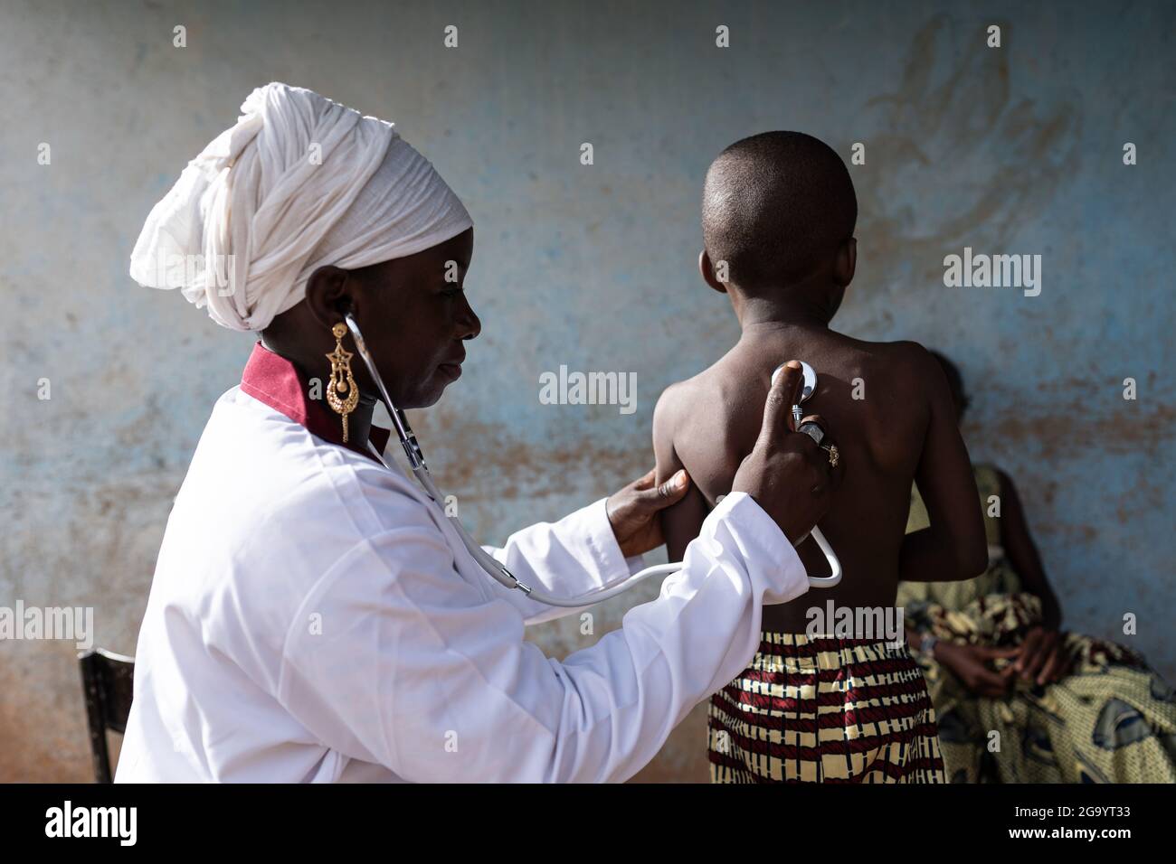 Ethnic boy doctor examination hi-res stock photography and images - Alamy