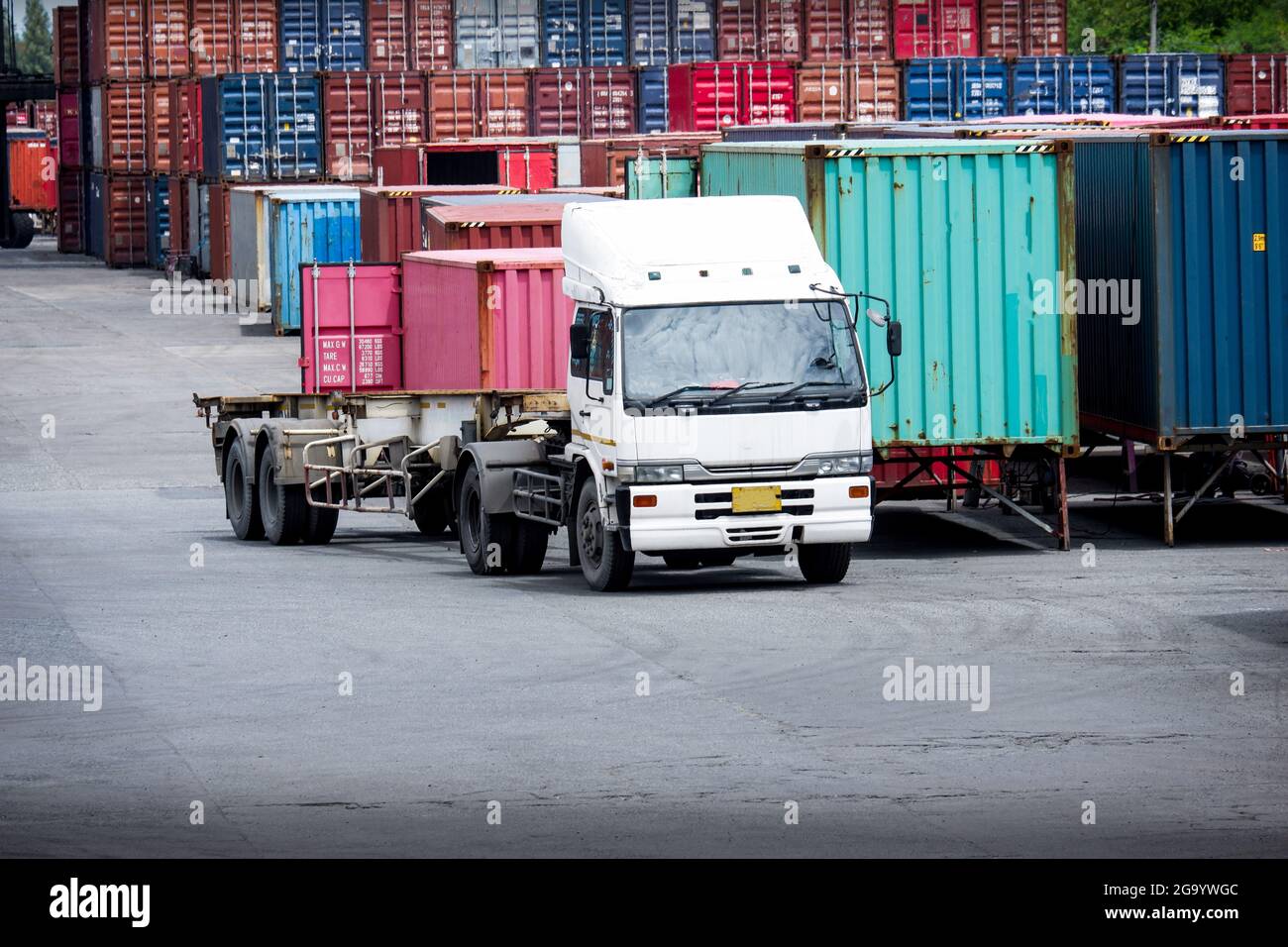 Cargo operation in container hi-res stock photography and images - Alamy