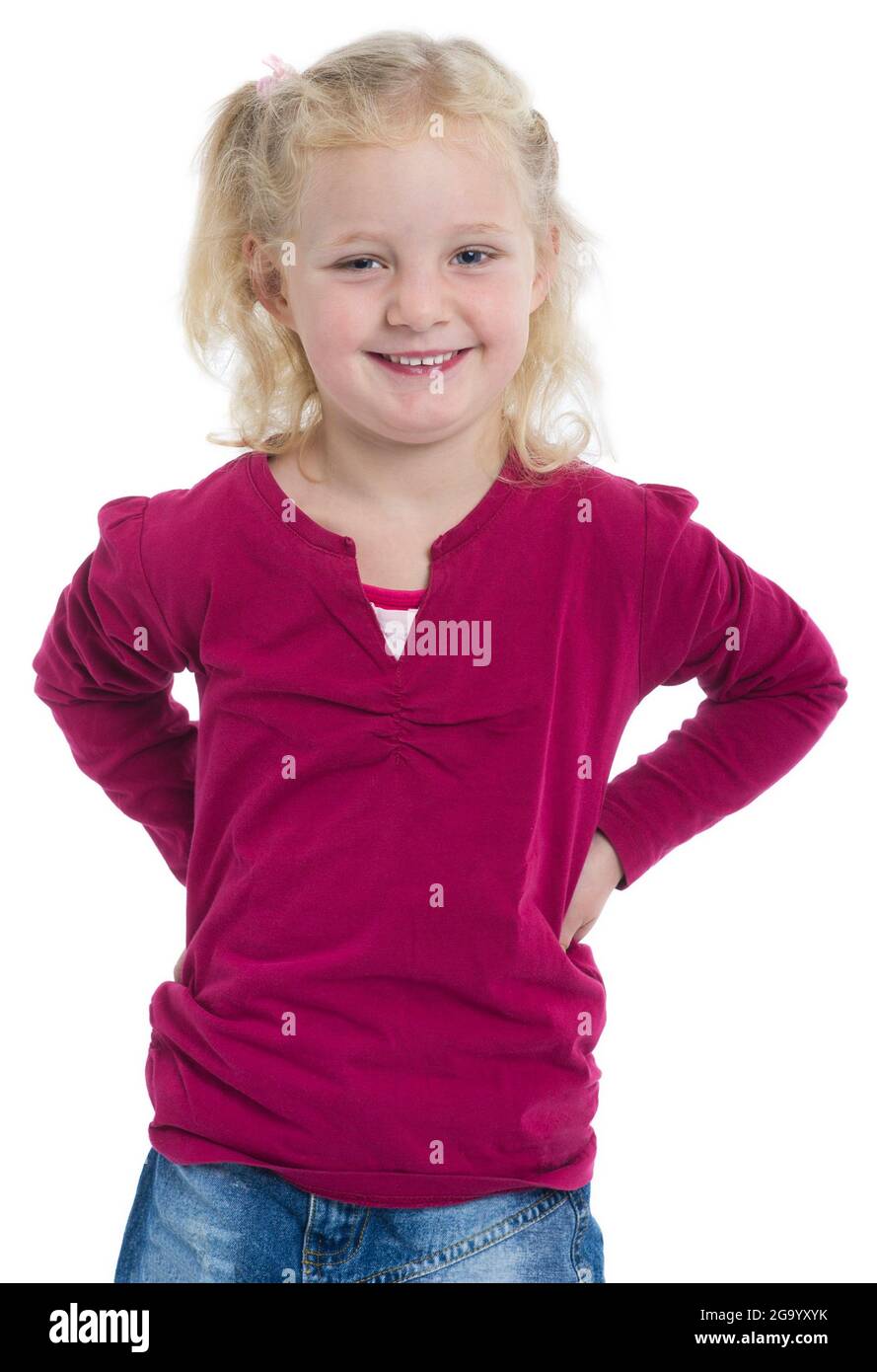 happy little girl Stock Photo - Alamy