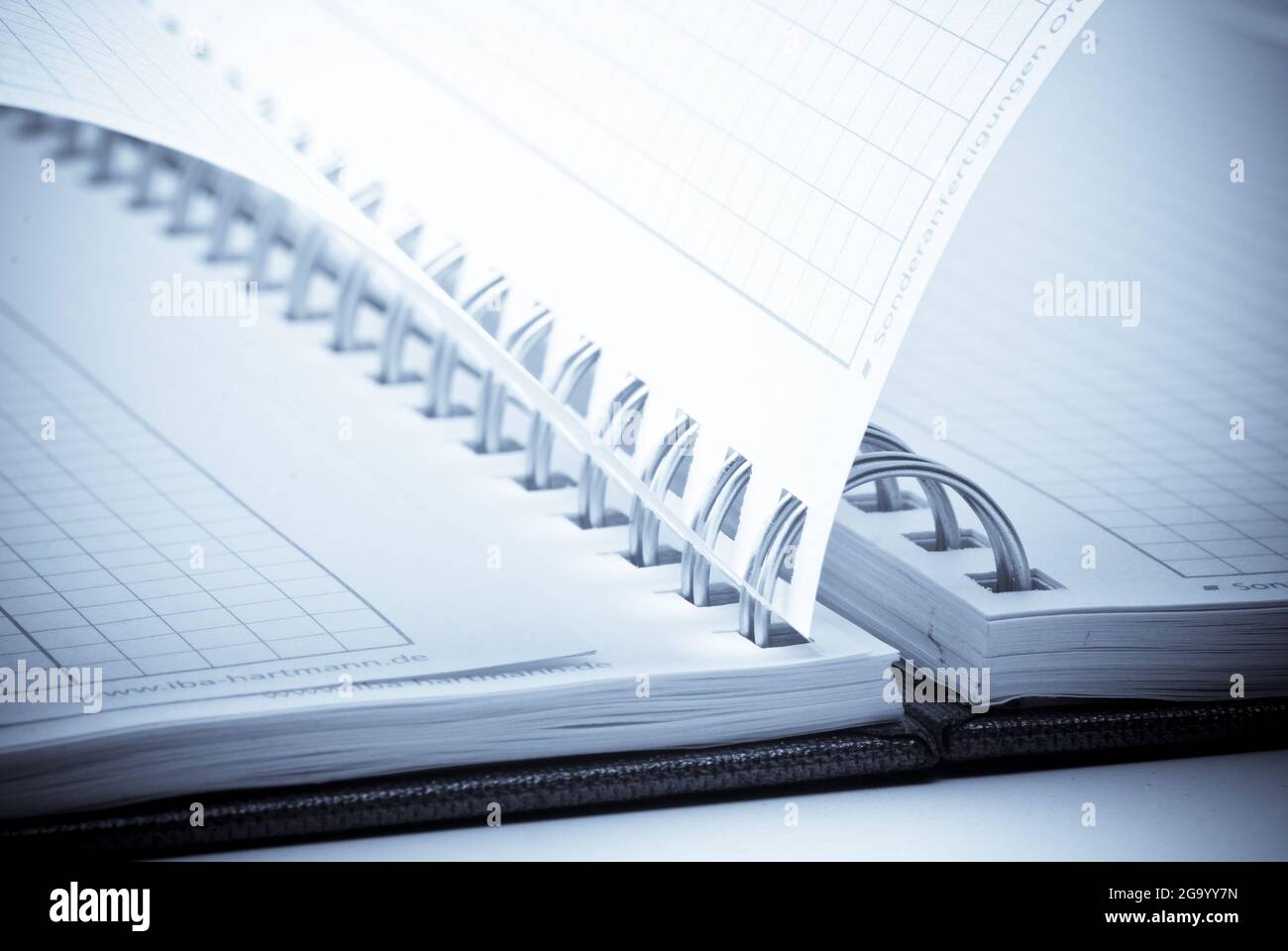 Spiral notebook with writing hi-res stock photography and images - Alamy