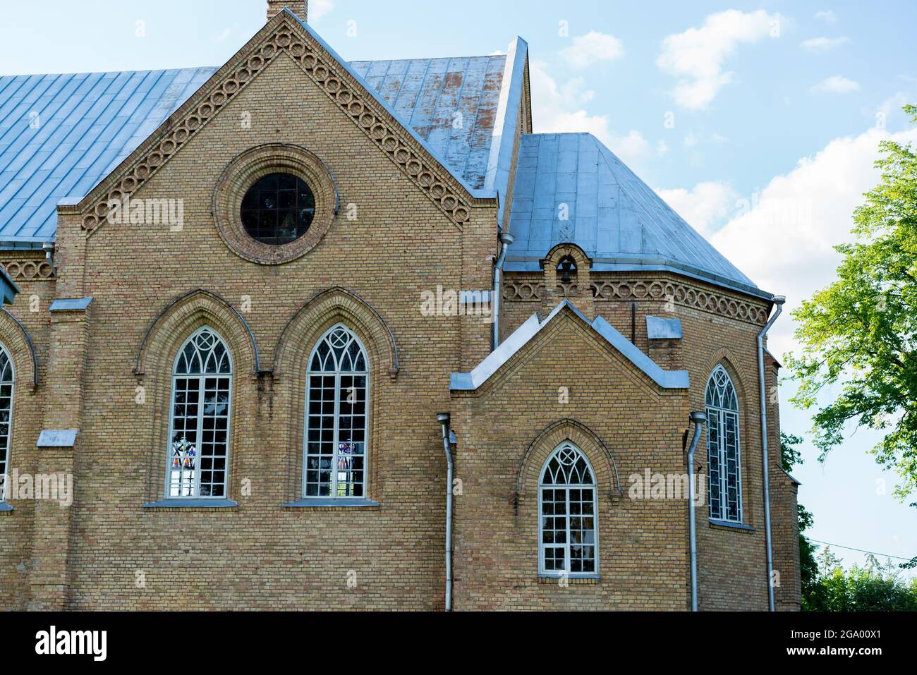 Vepriai, Lithuania - July 6, 2021: St. Virgin Mary Rosary Parish Church ...