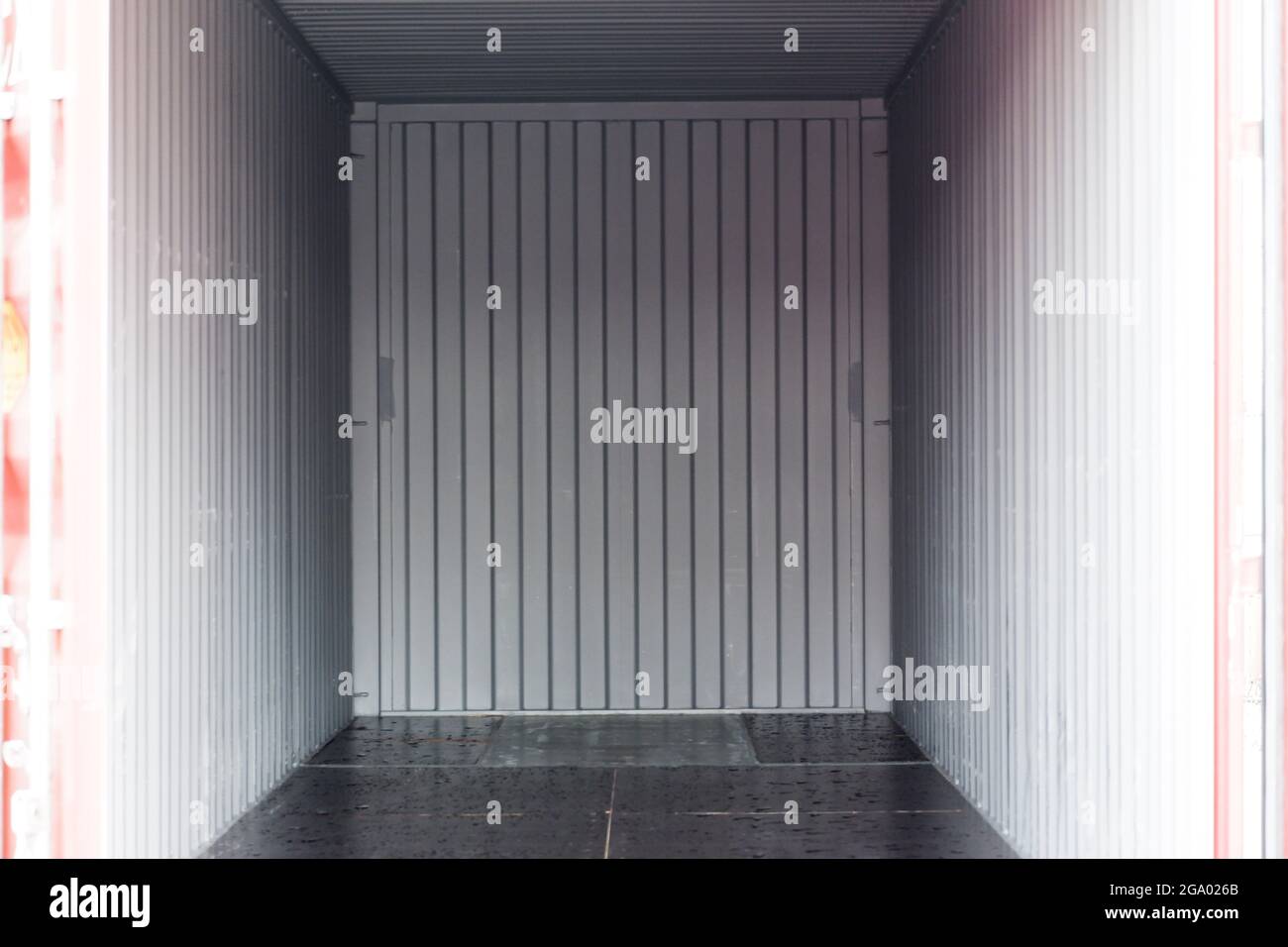 Inside the dry cabinet container Stock Photo - Alamy