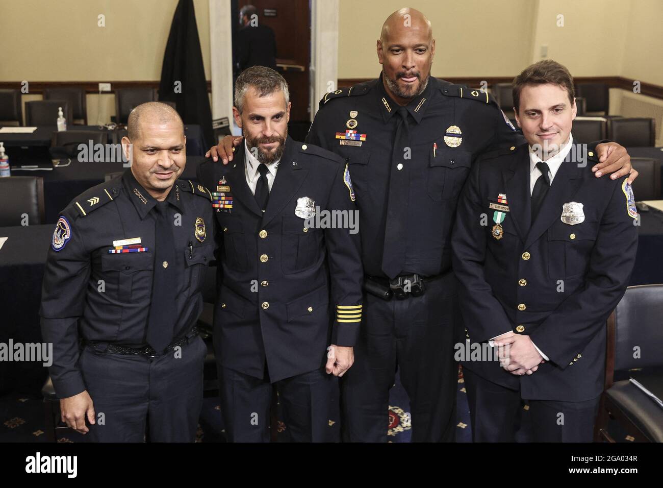 US Capitol Police Sgt. Aquilino Gonell, Washington Metropolitan Police ...