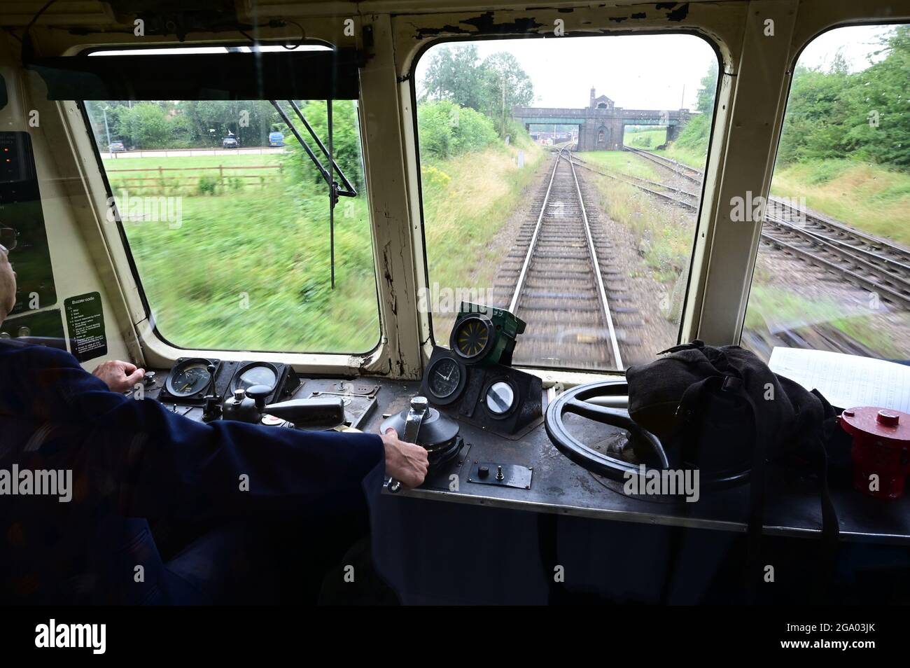 Diesel locomotive controls hi-res stock photography and images - Alamy