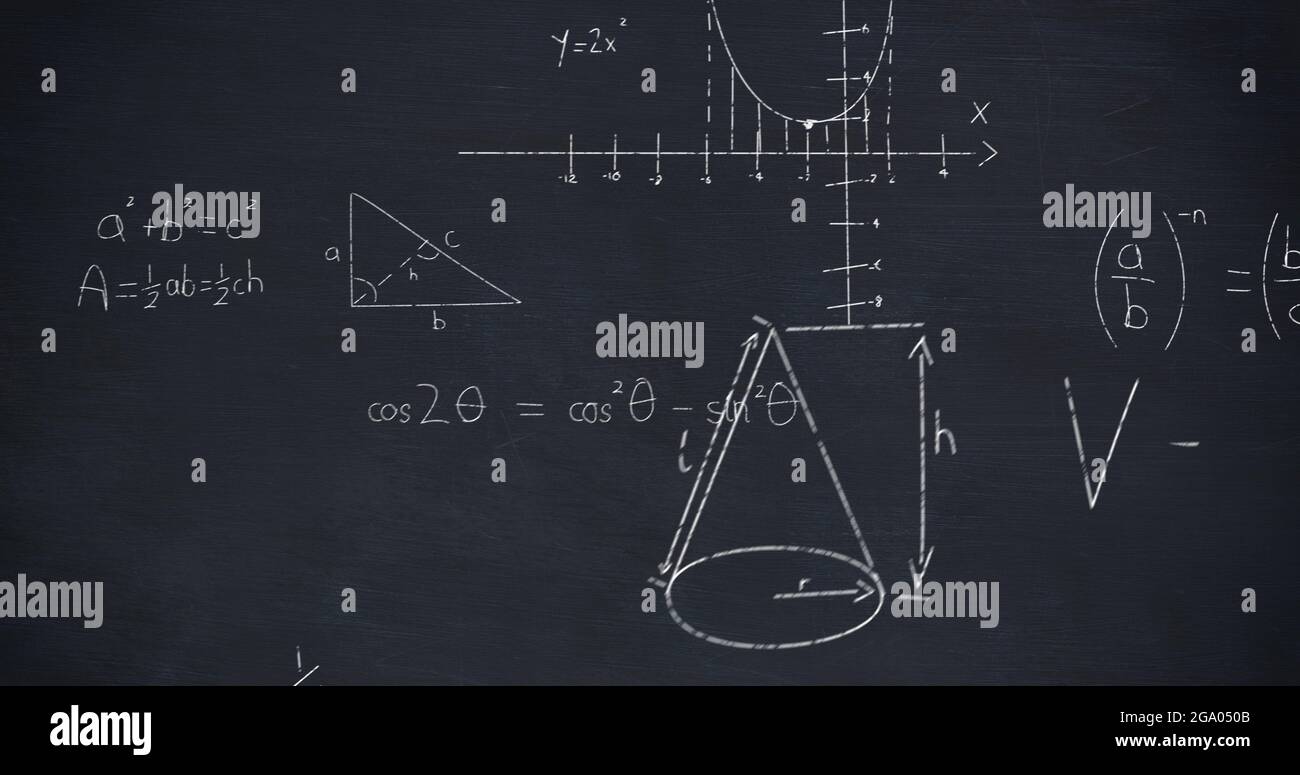 Chalkboard equations hi-res stock photography and images - Alamy
