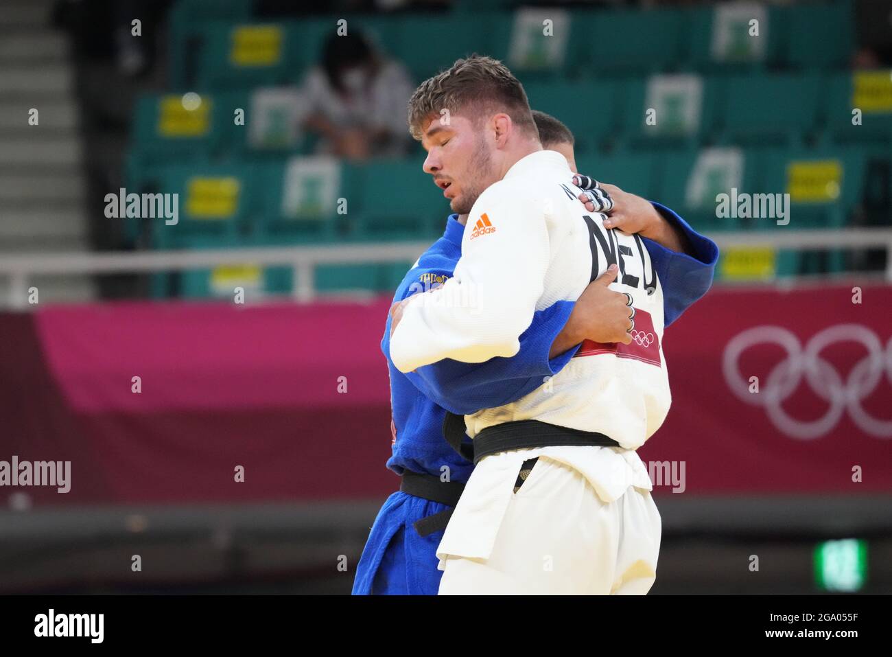 Noel van het End (NED) losses of Krisztian Toth (blue) of Ungary in ...