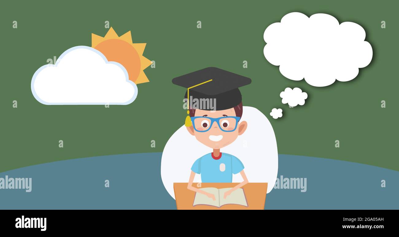 Boy graduation cap design hi-res stock photography and images - Alamy