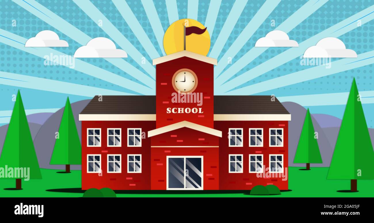 Welcome school building hi-res stock photography and images - Alamy